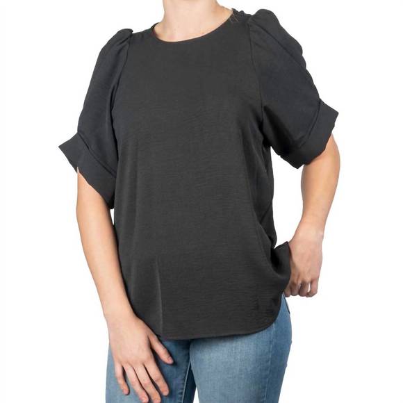 ivy jane | Tops | New Ivy Jane Tuck Go Top In Black | Poshmark